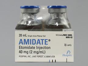 Etomidate 2 mg / mL Injection Single Dose Vial 20 mL | CircleAMedical