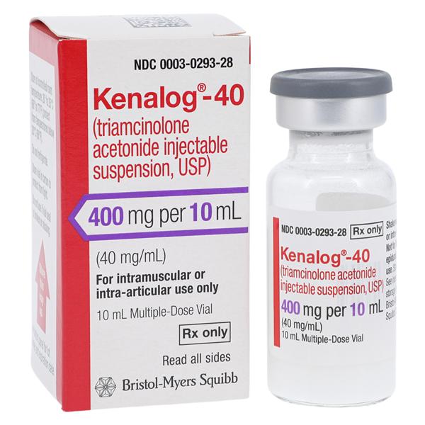 Kenalog®-40 Triamcinolone Acetonide 40 mg / mL Injection Vial 10 mL ...