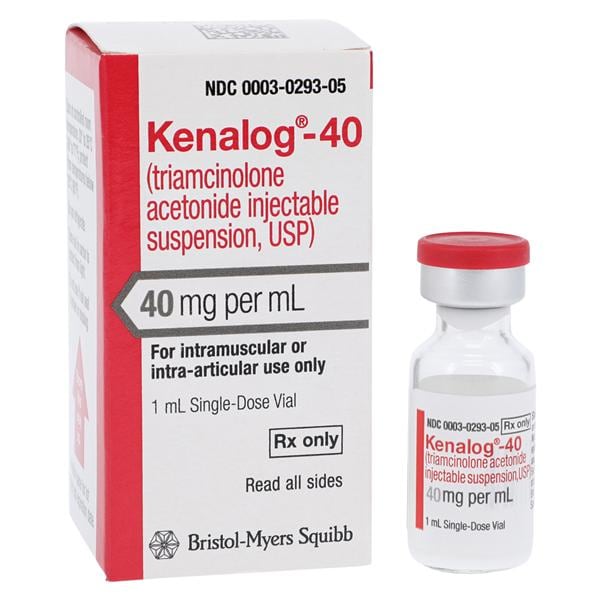 Kenalog®-40 Triamcinolone Acetonide 40 mg / mL Injection Vial 1 mL ...
