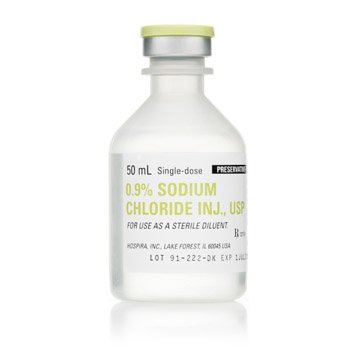 Diluent Sodium Chloride, Preservative Free 0.9% Solution Single-Dose ...