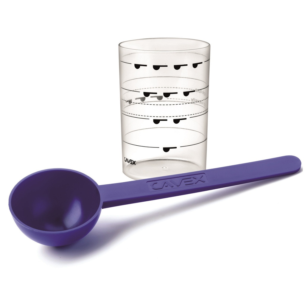 Cavex Alginate Powder Scoop & Water Measuring Cup, 1/set | CircleAMedical