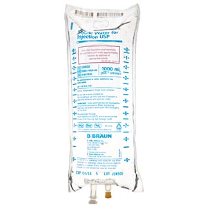 Diluent Sterile Water for Injection, Preservative Free IV Solution ...