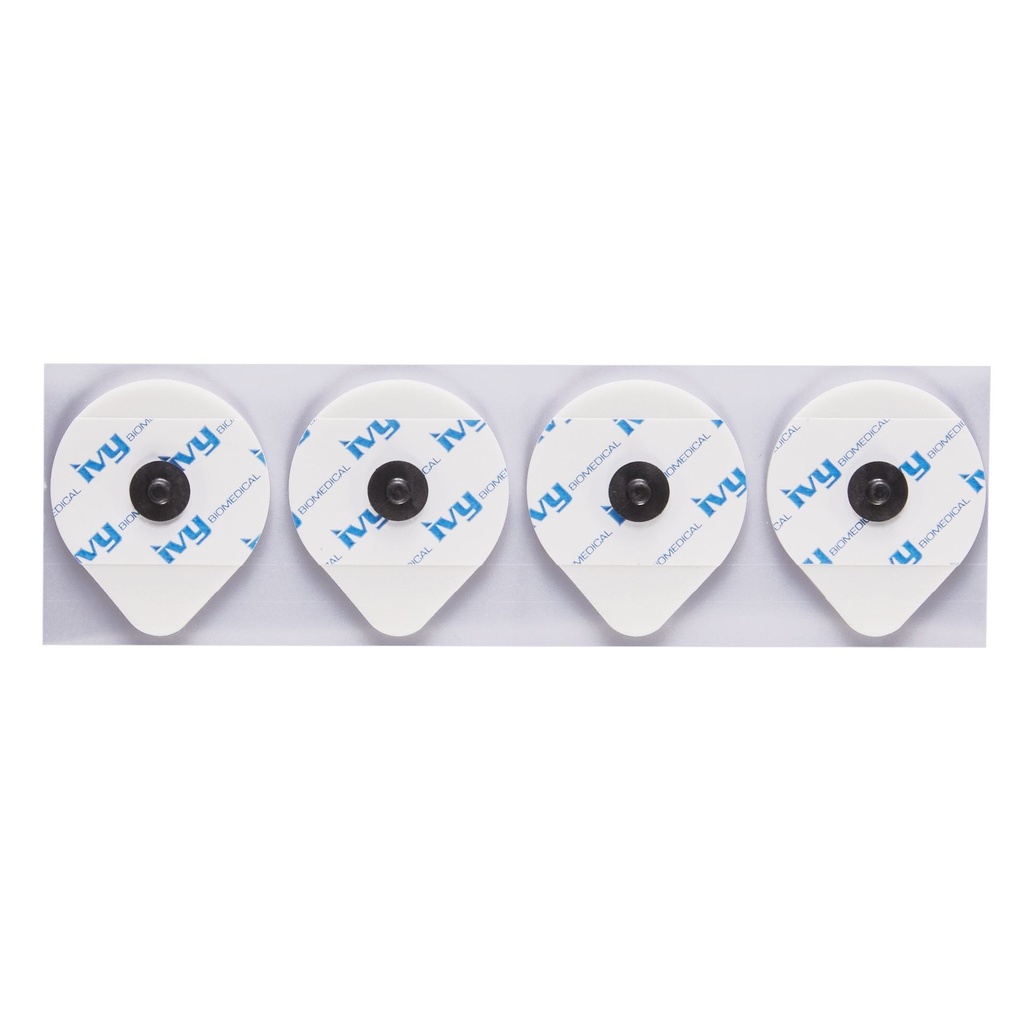 ECG Monitoring Electrode Snap Connector Wet Gel Foam Backing Adult 40 ...