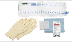 Intermittent Catheter Kit Apogee® Closed System / Firm Tip 16 Fr ...