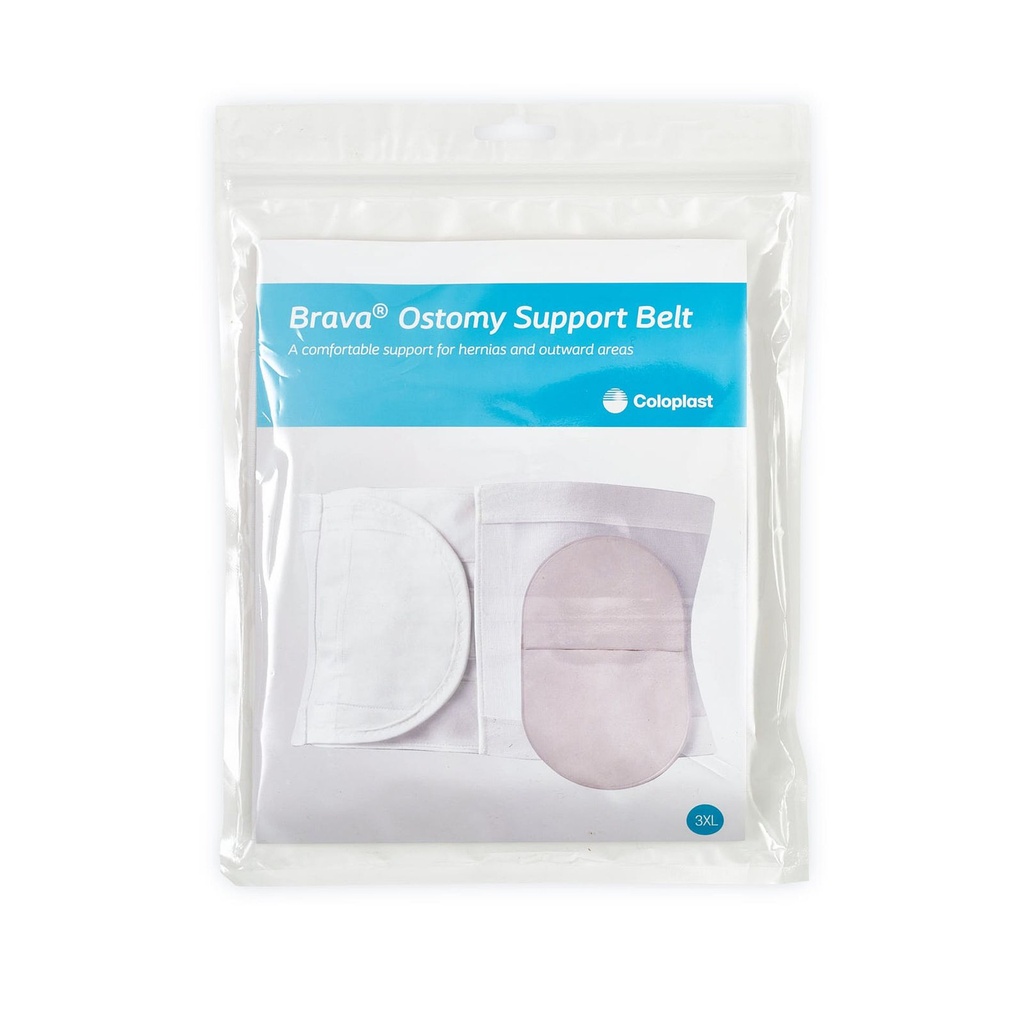 Ostomy Support Belt Brava® 3X-Large, 50 to 58 Inch Waist, White ...
