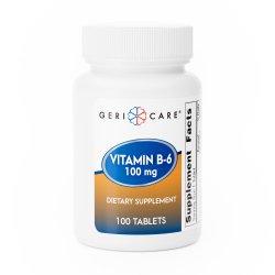 Vitamin Supplement Geri-Care Vitamin B6 100 mg Strength Tablet 100 per ...