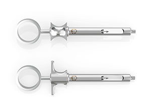 Aspirating Syringe, ECO, Winged | CircleAMedical
